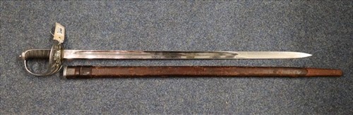 Victorian British Army officers sword - auctions & price archive